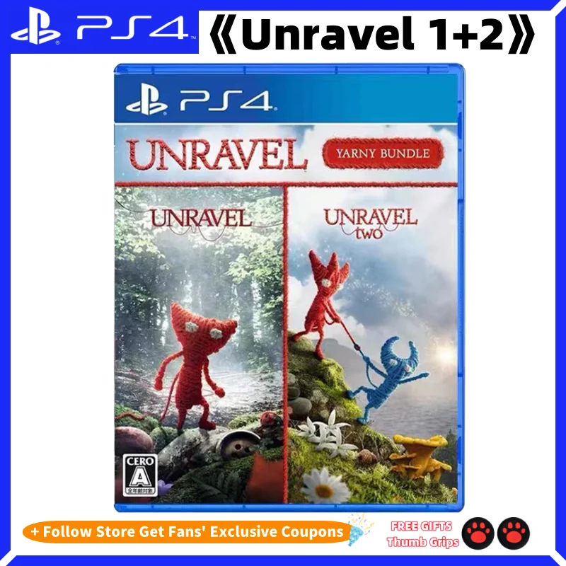 Sony-Playstatio4-Genuine-New-Game-CD-Unravel-Yarny-Bundle-1-2-PS4 ...