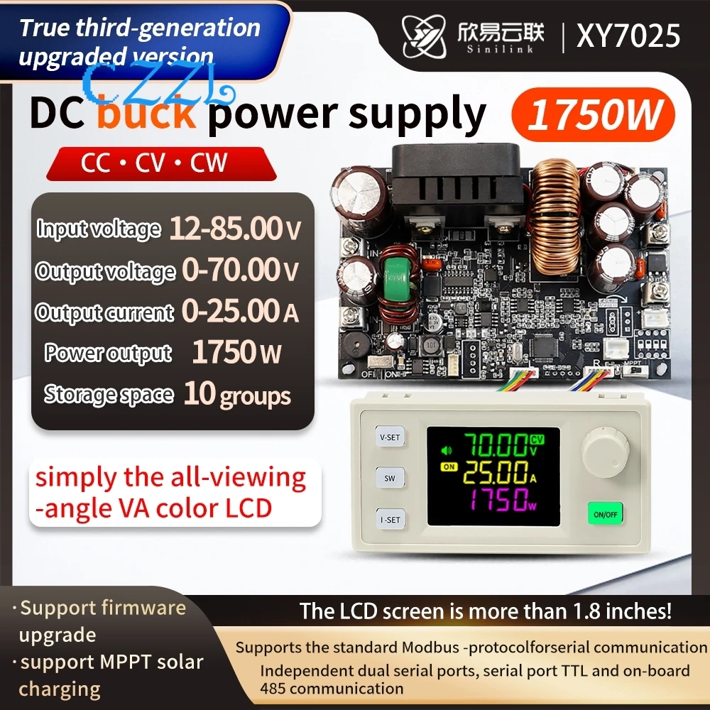 XY7025 CNC DC Adjustable Stabilized Power Supply Constant Voltage and ...