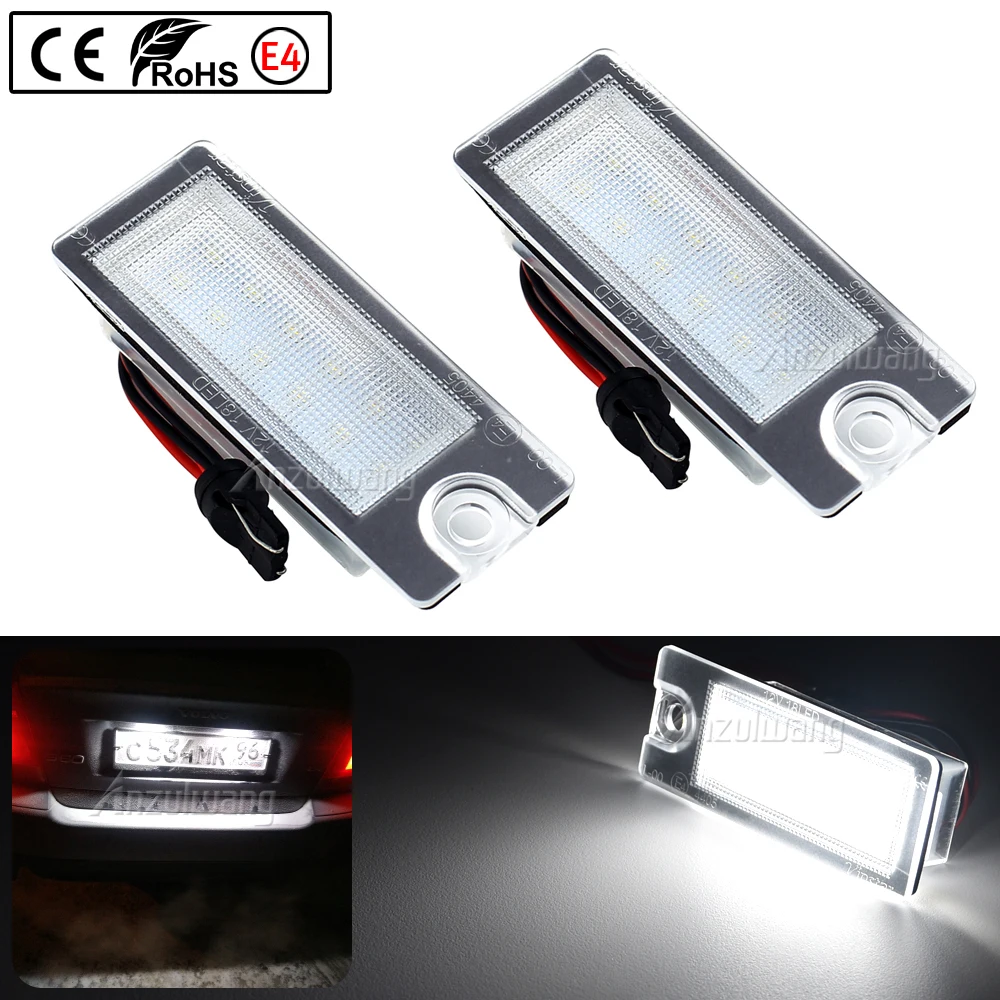 2Pcs-LED-License-Plate-Lights-18-Car-Number-LEVED-License-Plate-Lamp ...