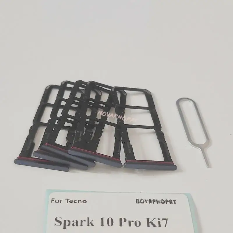 Top-Brand-New-SIM-Card-Tray-For-Tecno-Spark-10-Pro-KI7-Sim-Holder-Slot ...