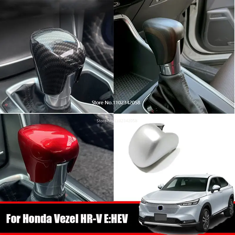 For Honda HR-V HRV Vezel E:HEV 2021 2022 2023 ABS CarbonFiber Car Gear ...