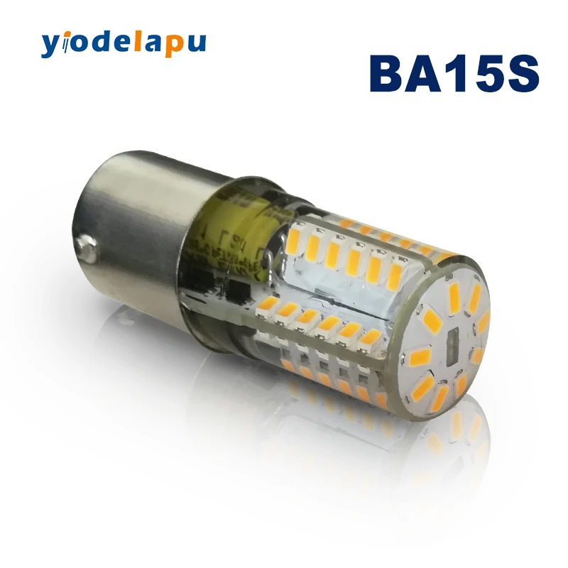 DC-AC12V-Silicone-1156-BA15S-LED-Bulb-Corn-indicator-led-bulb-ba15d-2w ...
