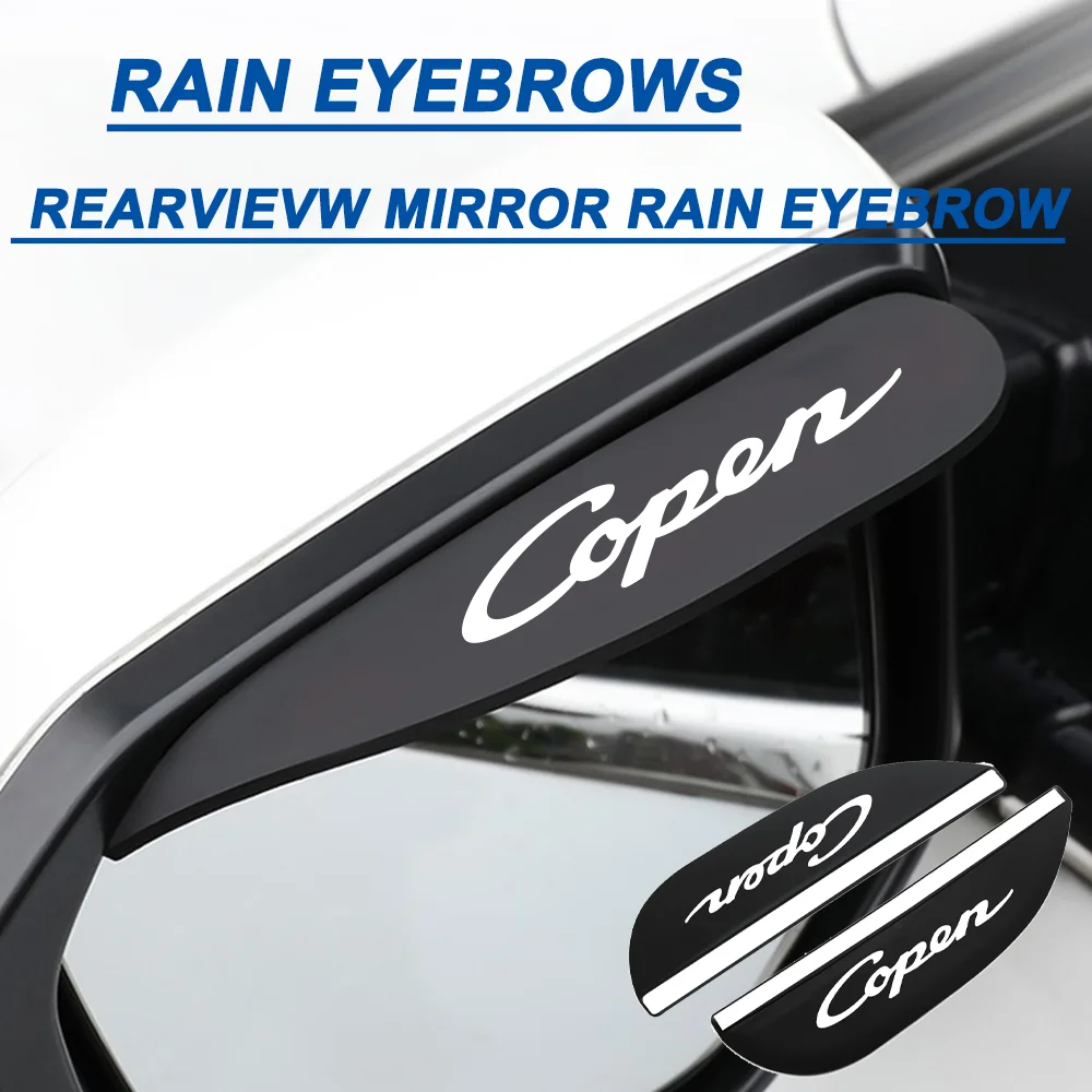 2PCS For DAIHATSU Copen Car Rearview Mirror Protector Rain Deflector ...