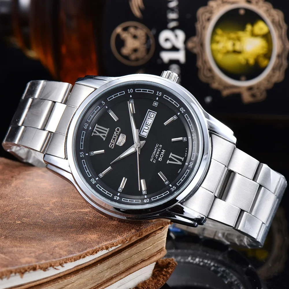 SEIKO-Limited-Edition-Fashion-Simple-Men-s-Watch-Quartz-Dual-Date-Watch ...