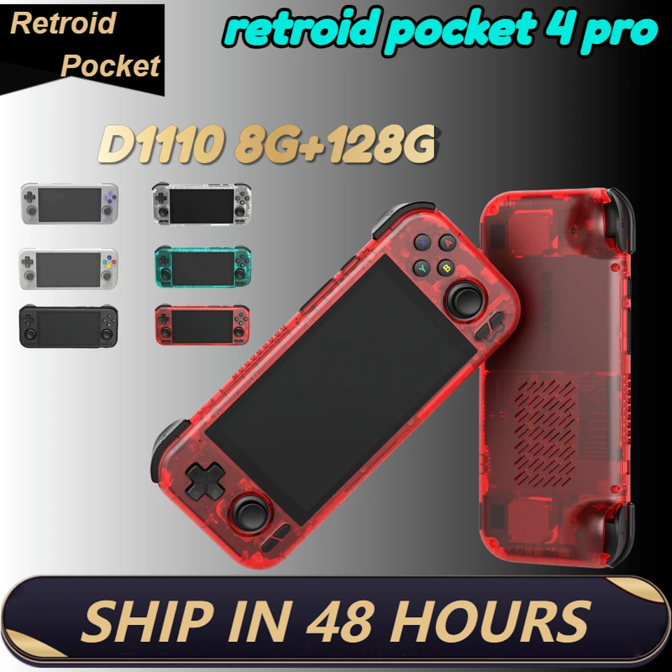 Retroid-Pocket-4Pro-RP4-Pro-consola-de-juegos-port-til-8G-128G-pantalla ...