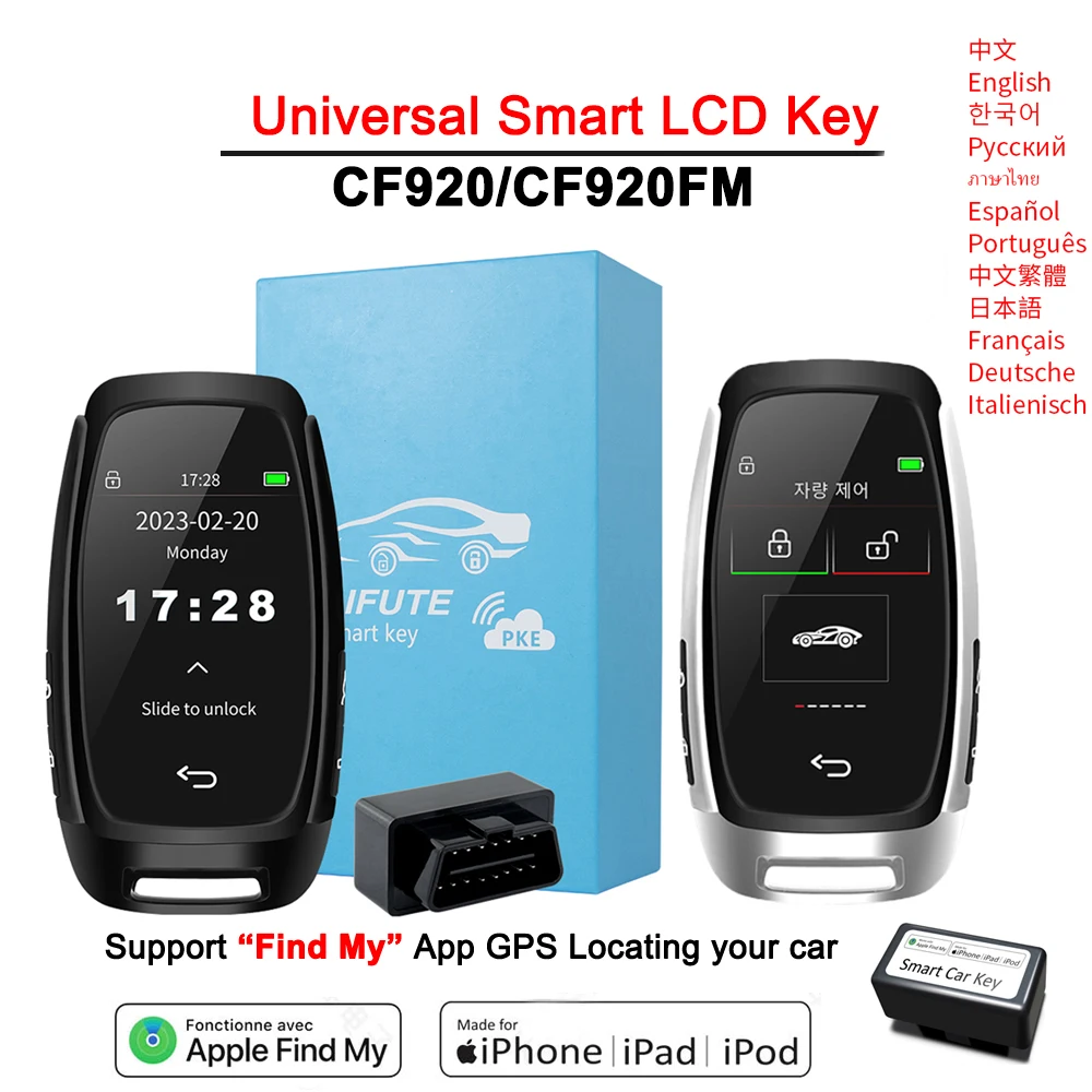 New-CF920-Smart-LCD-Car-Key-Universal-Modified-Remote-OBD-Keyless ...