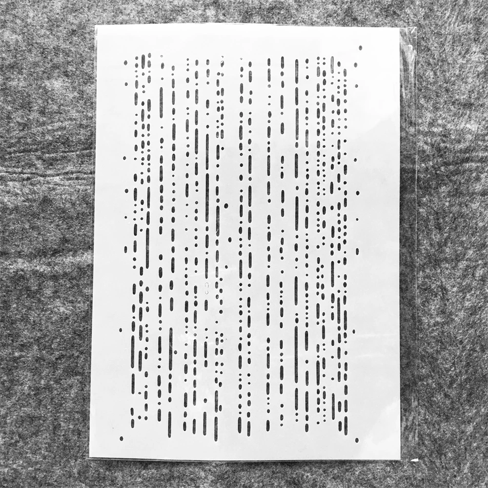 A4-29cm-Dotted-Line-Texture-DIY-Layering-Stencils-Wall-Painting ...