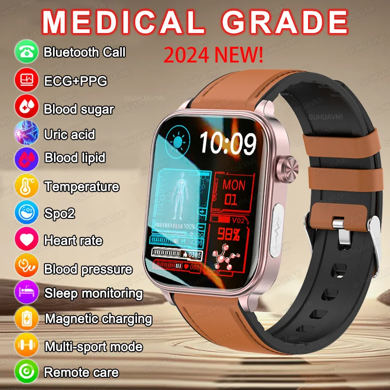 Reloj-inteligente-para-HUAWEI-y-xiaomi-Smartwatch-con-ECG-cido-rico ...