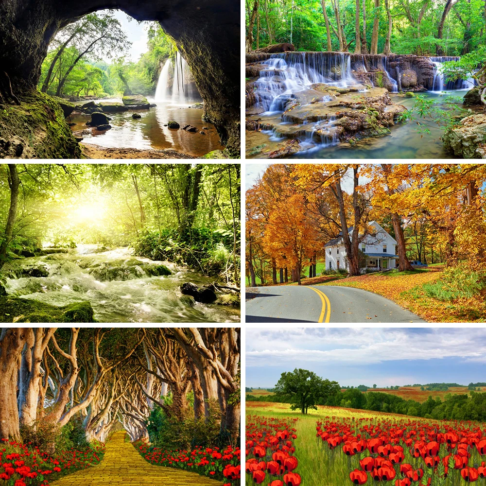 Spring-Nature-Landscape-Photo-Studio-Backdrop-Outdoor-Camping-Prop ...