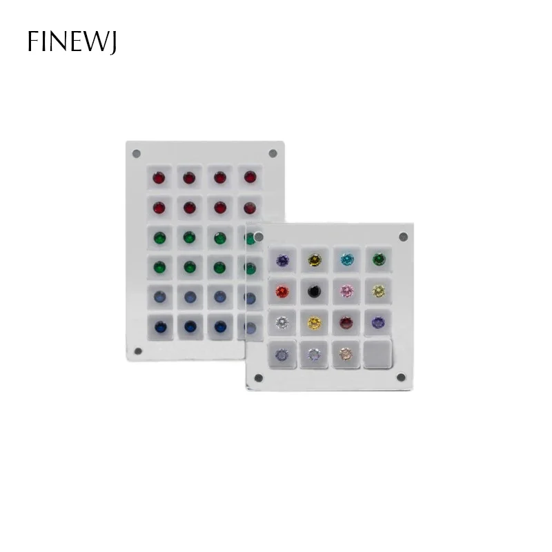 Transparent-Gems-Container-Square-Gem-Box-Gemstone-Display-Holder-Case ...