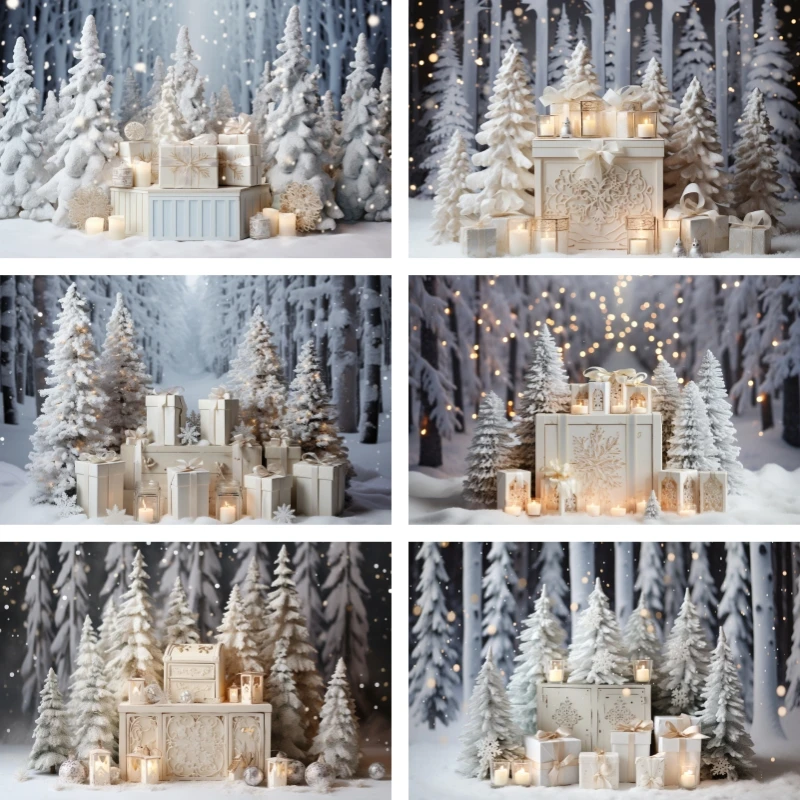 White Christmas Light Bokeh