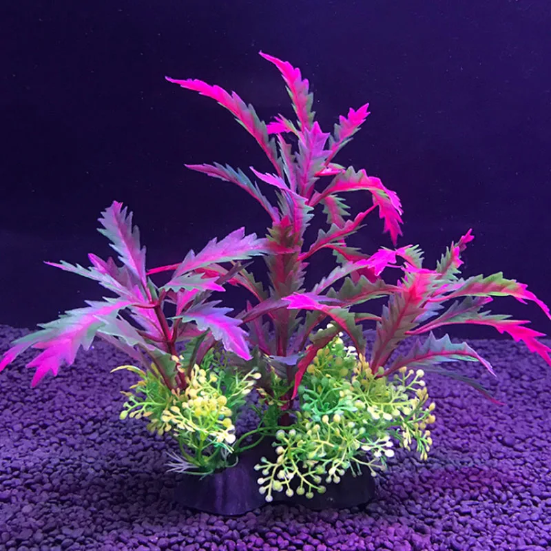 14cm-Artificial-Underwater-Plants-Aquarium-Fish-Tank-Decoration-Green ...