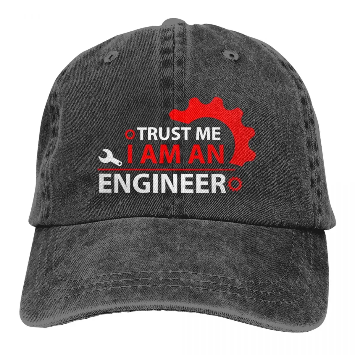 Trust-Me-I-Am-Engineer-Baseball-Cap-Red-Logo-High-Quality-Washed ...