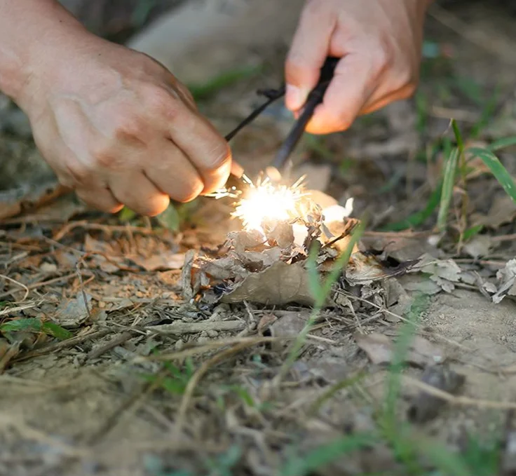 Stone Bell Magnesium Stick Multi functional Outdoor Firearms Fire ...