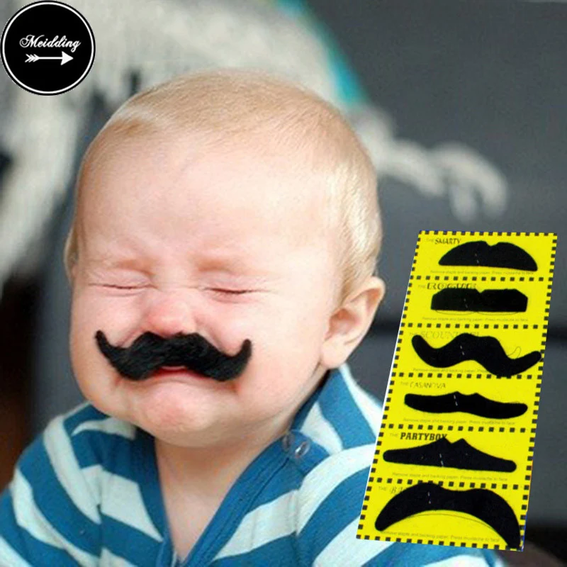 12Pcs-Funny-Fake-Mustache-Sticker-Pirate-Party-Decoration-Halloween ...