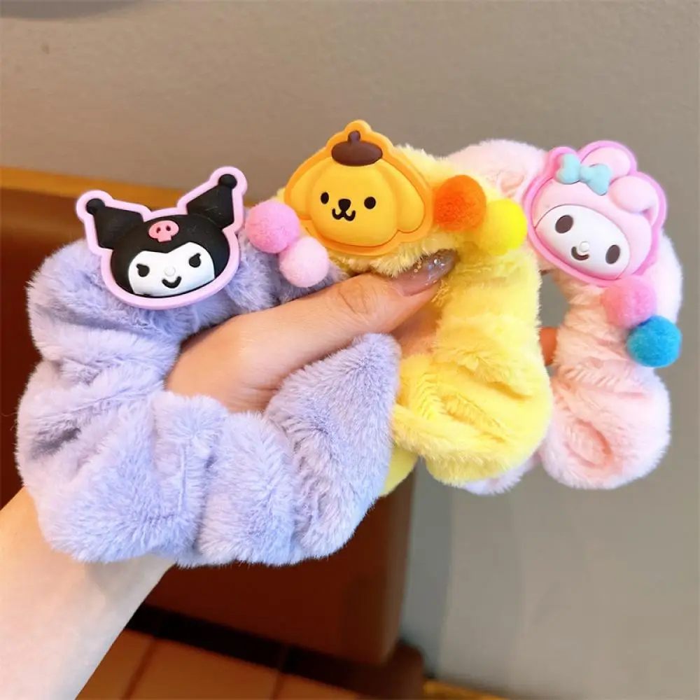 Sanrio-Hair-Ropes-Cartoon-Anime-Cinnamoroll-Kuromi-Hello-Kitty-Cute ...