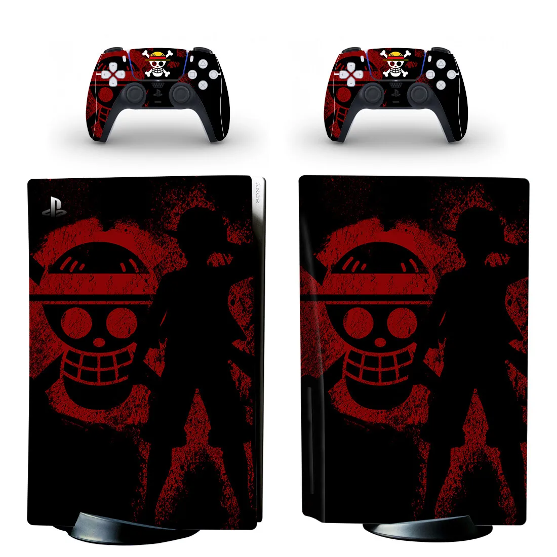 Anime-Luffy-PS5-Disc-Sticker-Decal-Cover-for-Console-and-2-Controllers ...