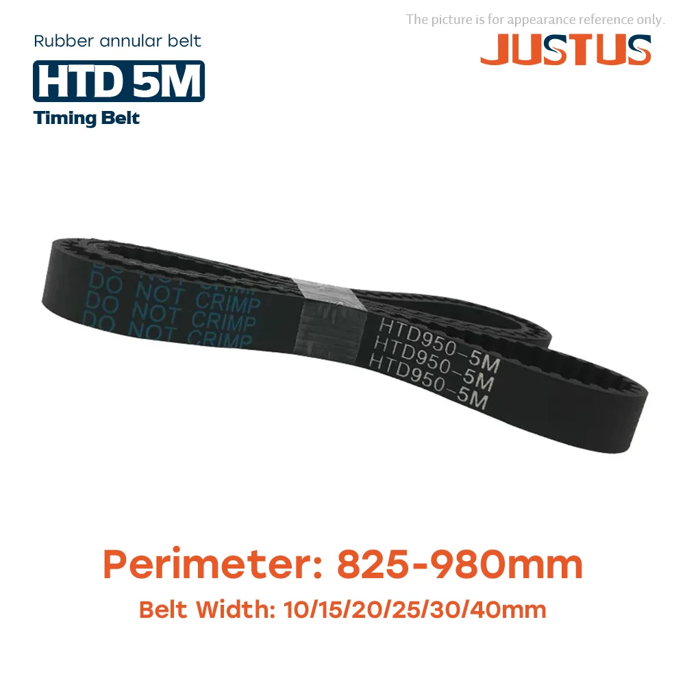 HTD-5M-High-Quality-Rubber-Timing-Belt-Perimeter-825-830-835-840-845 ...
