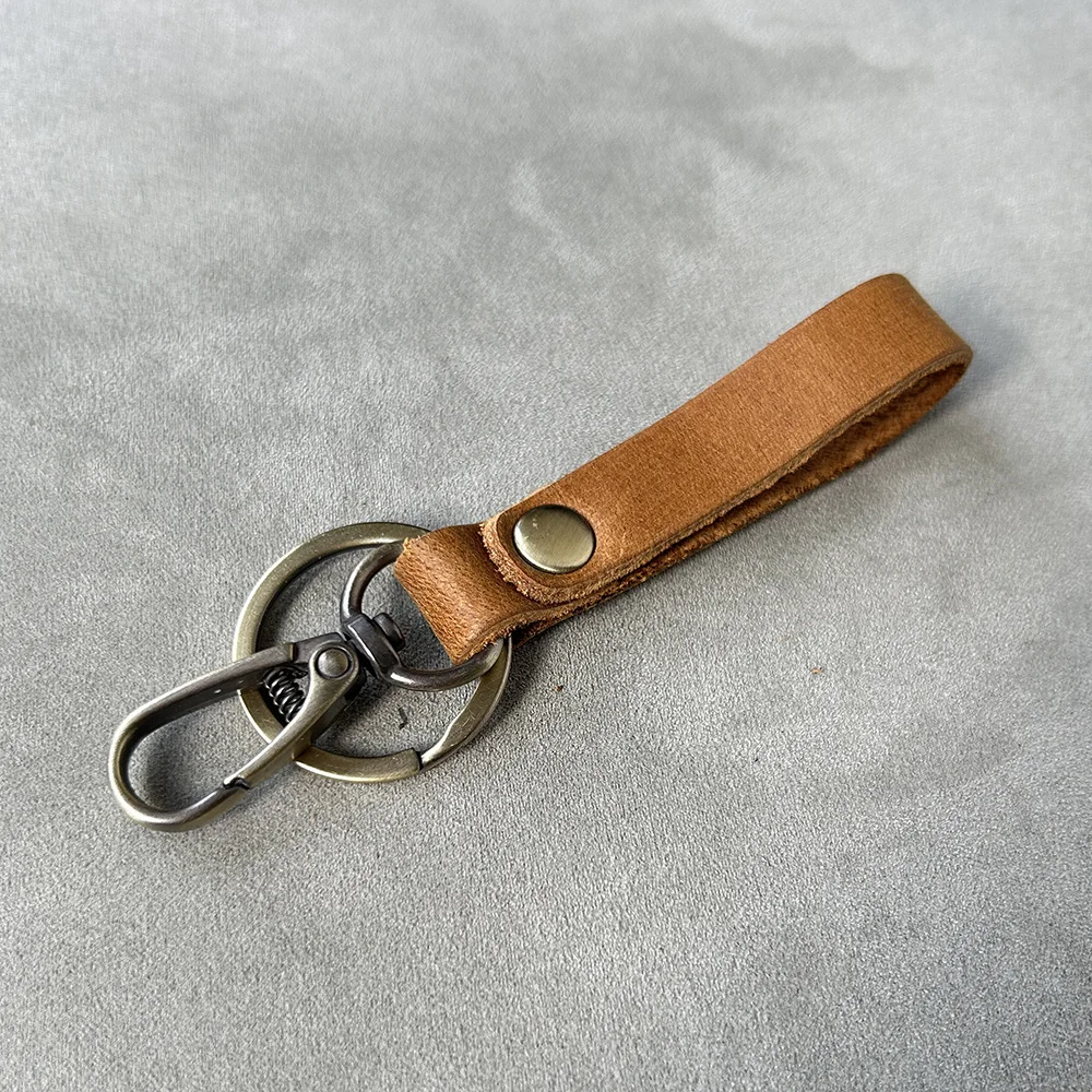 handmade-leather-Keychains-Genuine-Leather-Key-Chain-for-Key-with ...