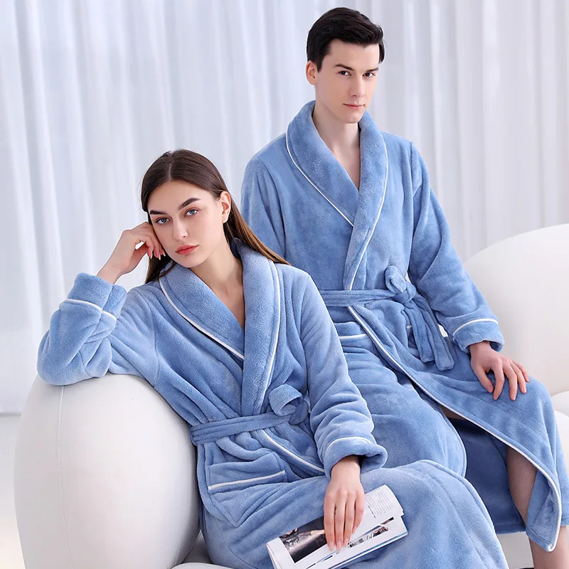 Full Length Ladies Fleece Dressing Gown | Winter Dressing Gowns Women ...