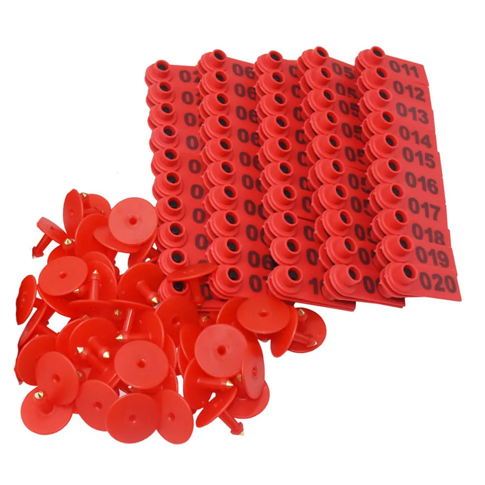 100Pcs-Tag-For-Animals-Sheep-Ear-Tag-Goat-Tag-Marker-Earrings-Numbering ...