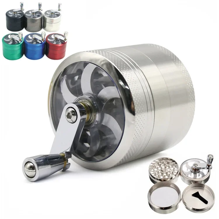 High Quality 55mm Zinc Metal Spice Tobacco Herb Grinder for Smoker As ...