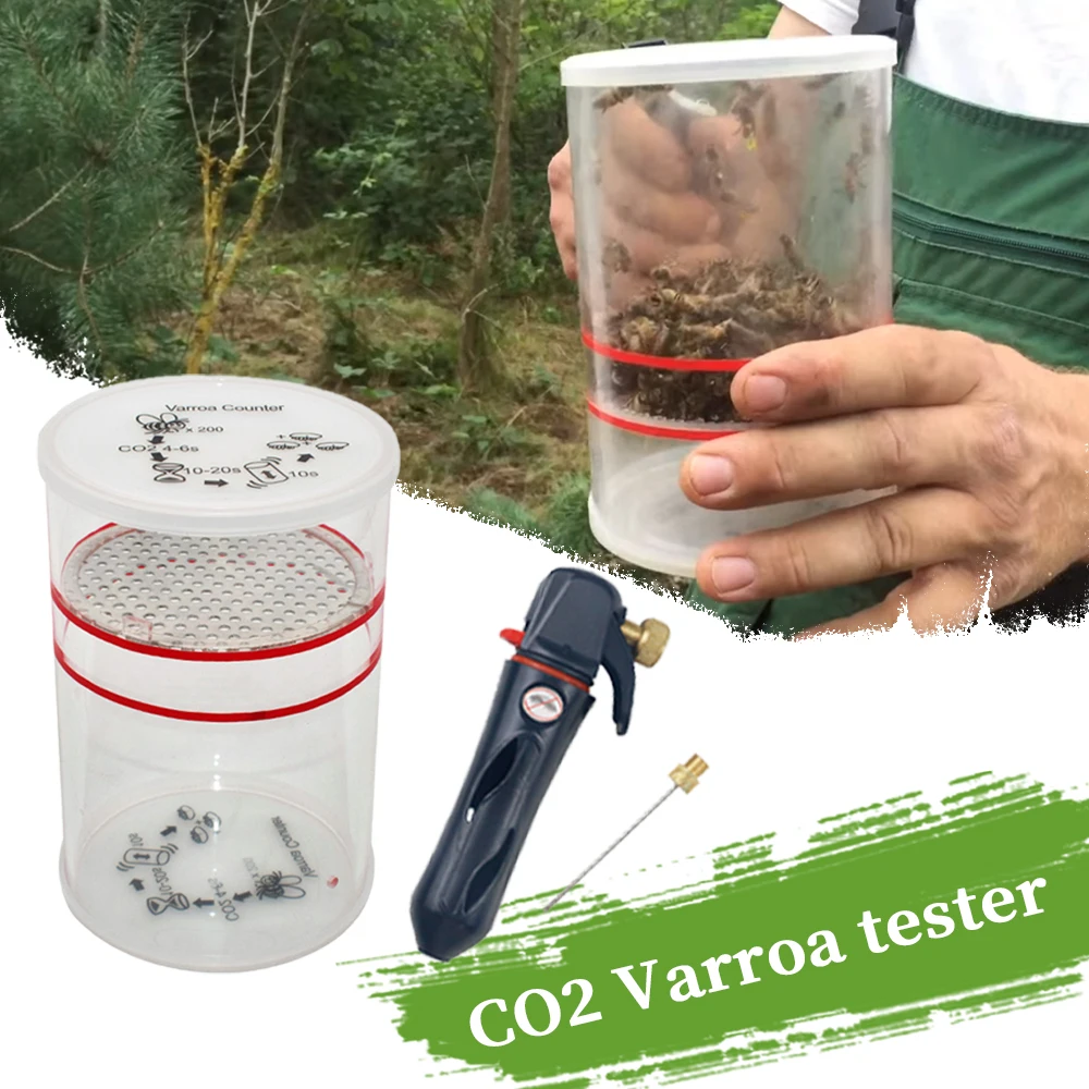 Beekeeping Beehive Varroa Tester with CO2 Varroa Mite Test Bottle ...