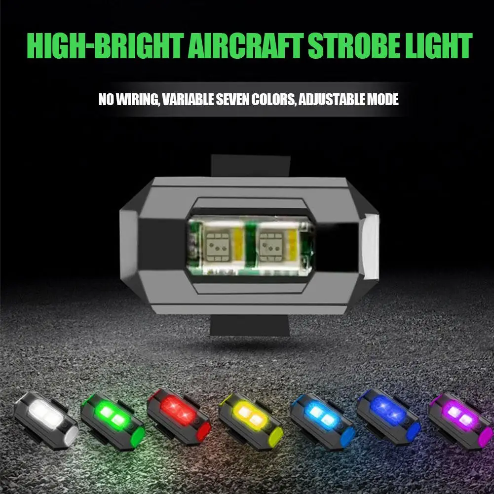Multipurpose-LED-Motorcycle-Warning-Lights-Mini-USB-Flashing-Drone ...