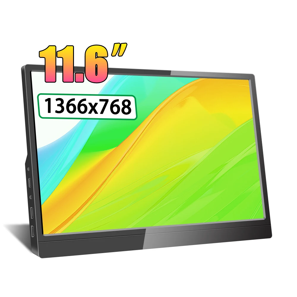 Monitor-port-til-para-Gamer-pantalla-LCD-HD-de-11-6-pulgadas-1366x768 ...