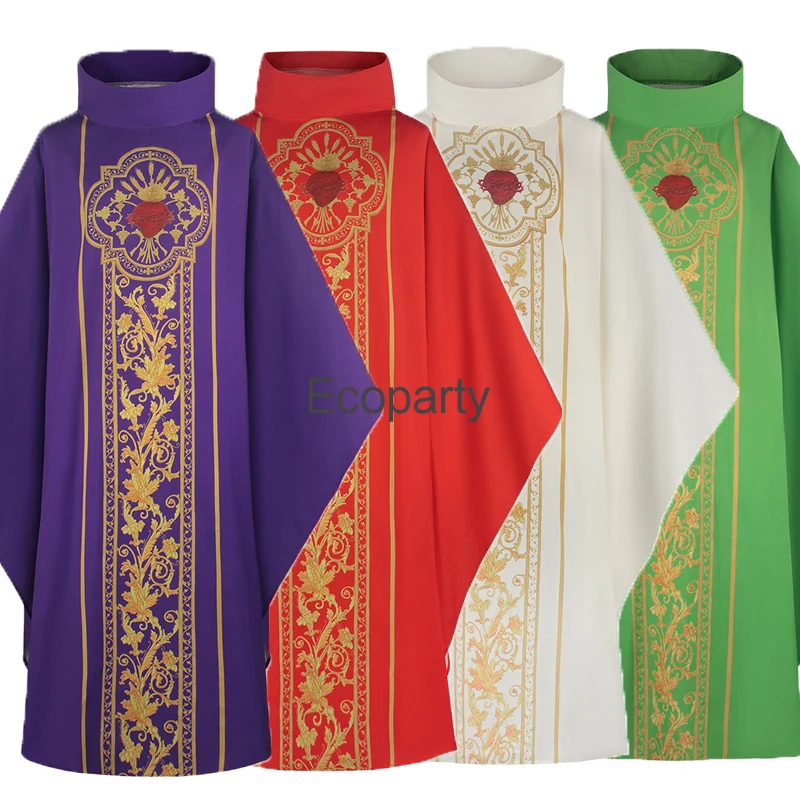 Medieval-Retro-Igreja-Robe-Vestido-de-Ora-o-Novo-Xaile-Sacerdote-Unisex ...