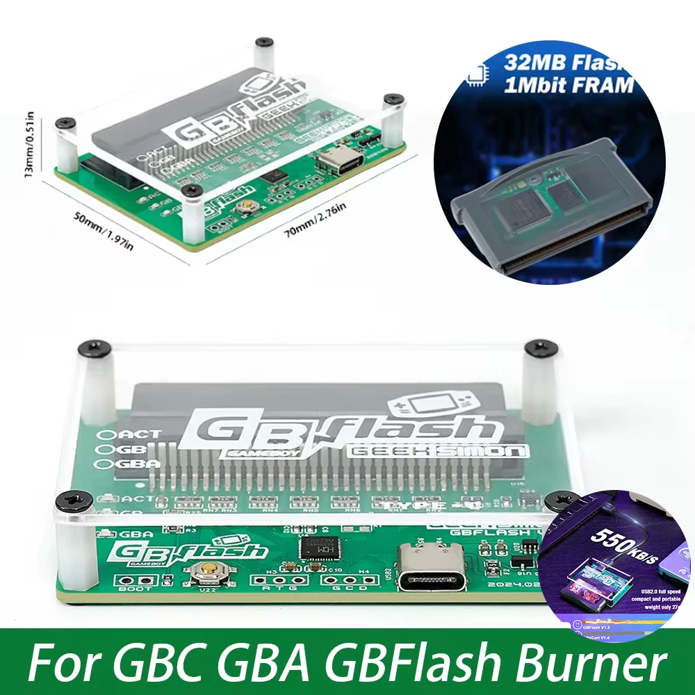 Game-Flash-Card-Burner-For-Game-Boy-Game-Boy-Advance-Backup-ROMs-And ...