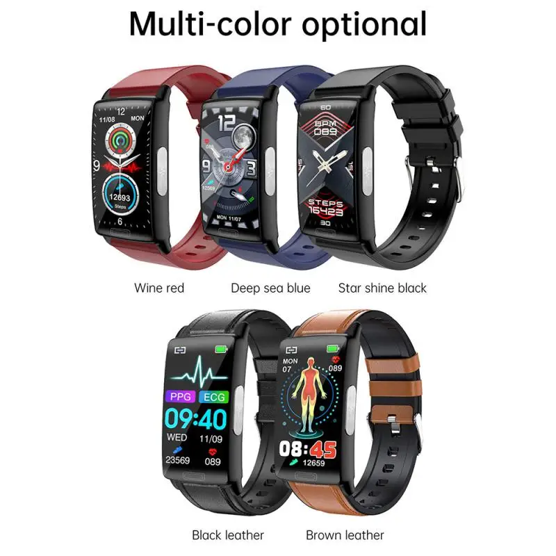 E610-Smart-Watch-Blood-Oxygen-ECG-PPG-Blood-Glucose-Heart-Rate-Body ...