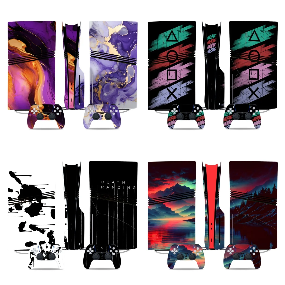 For PS5 Pro Disc Console Skin Protective Cover Decal Sticker for ...