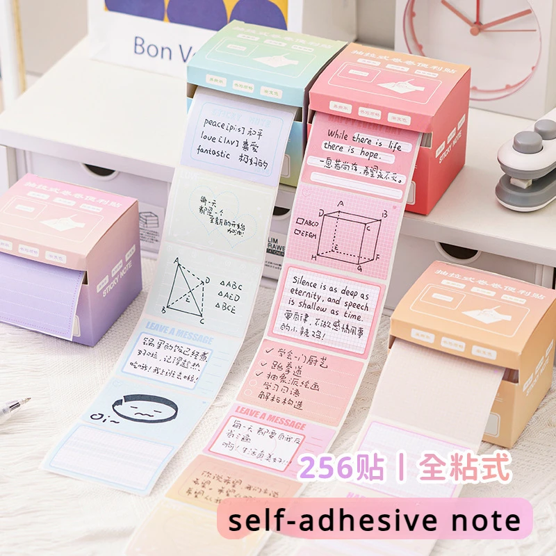 256-Sheets-Creative-Self-adhesive-Correction-Note-Convenience-Amendment ...