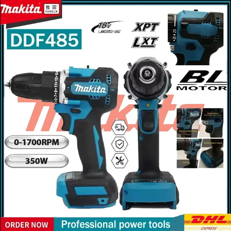 Makita DDF485 10MM LXT Cordless Brushless Drill Multi-function ...