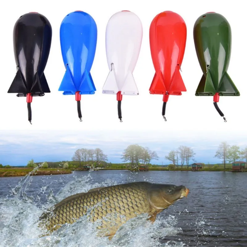 S-M-L-Carp-Fishing-Feeder-Large-capacity-Rocket-Float-Bait-Holder ...