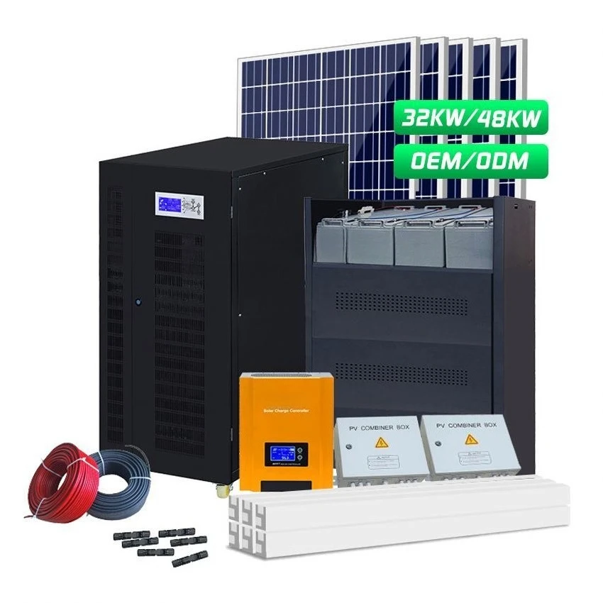 40kw 3 Phase Hybrid Solar Panel Energy System Kit 50 kw 50 Kva 50kw ...