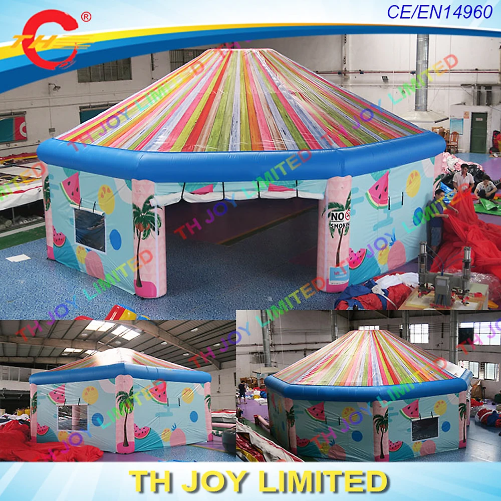 free shipping 6m,8m or 10m outdoor giant inflatable beach bar tent ...