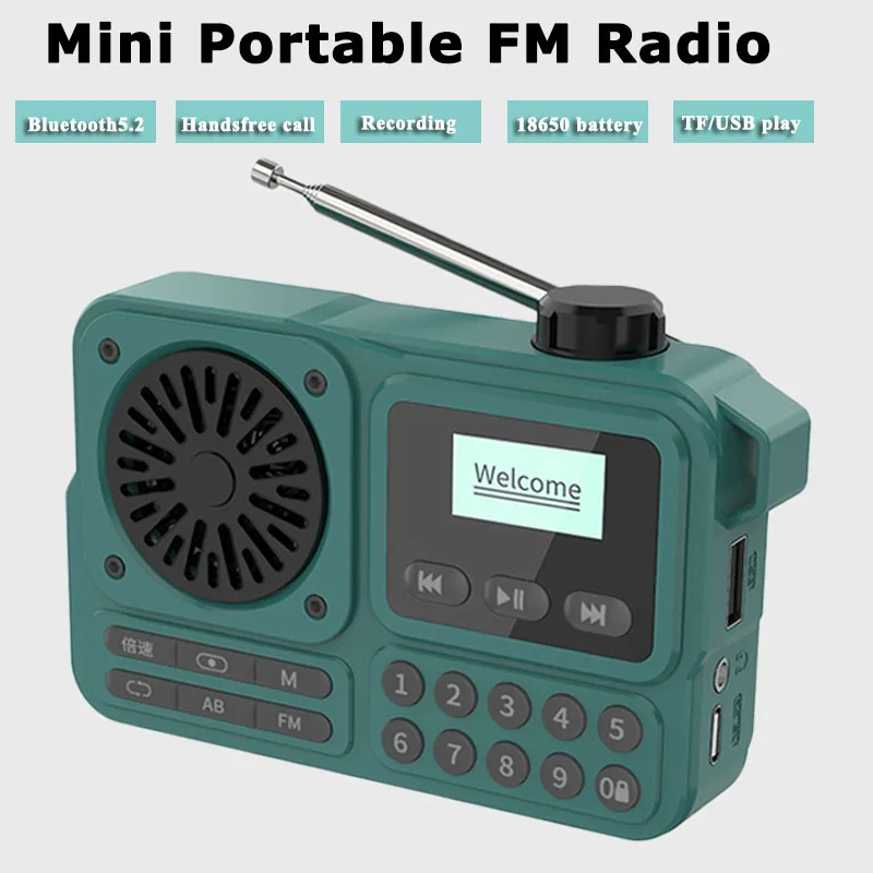Mini-Pocket-FM-Radio-Portable-Radios-Receiver-Wilress-Handsfree ...