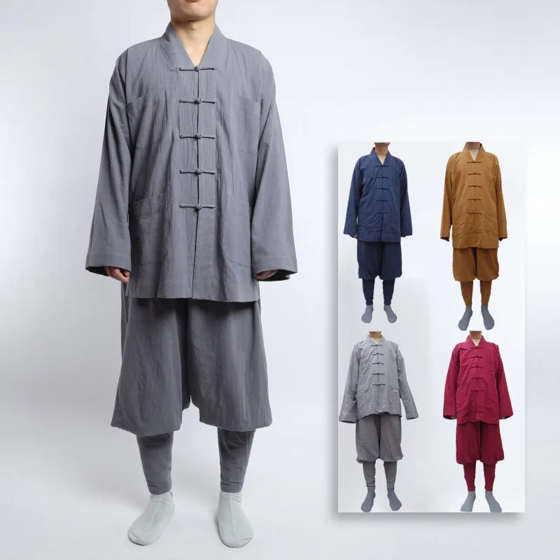 Chinese-Traditional-Clothings-for-Monk-Costume-Buddhist-Clothing-Monk ...