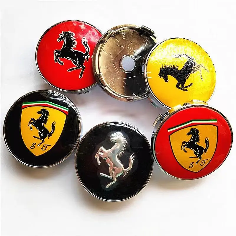 4pcs-60mm-Wheel-Center-Cap-Hubcaps-Fit-for-Ferrari-SJ-Car-Styling-Rims ...