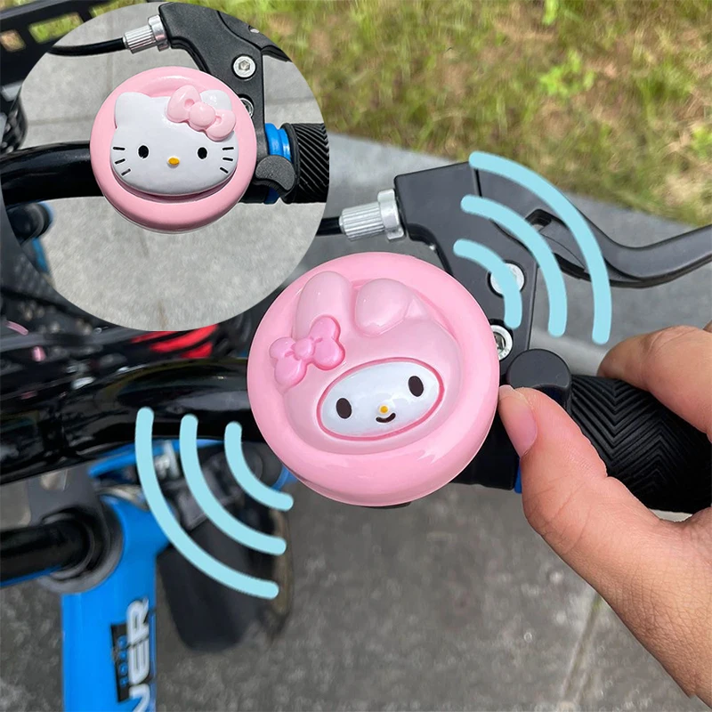 Sanrio-Hello-Kitty-Bike-Bell-Anime-Children-Balance-Car-Bicycle-Hand ...