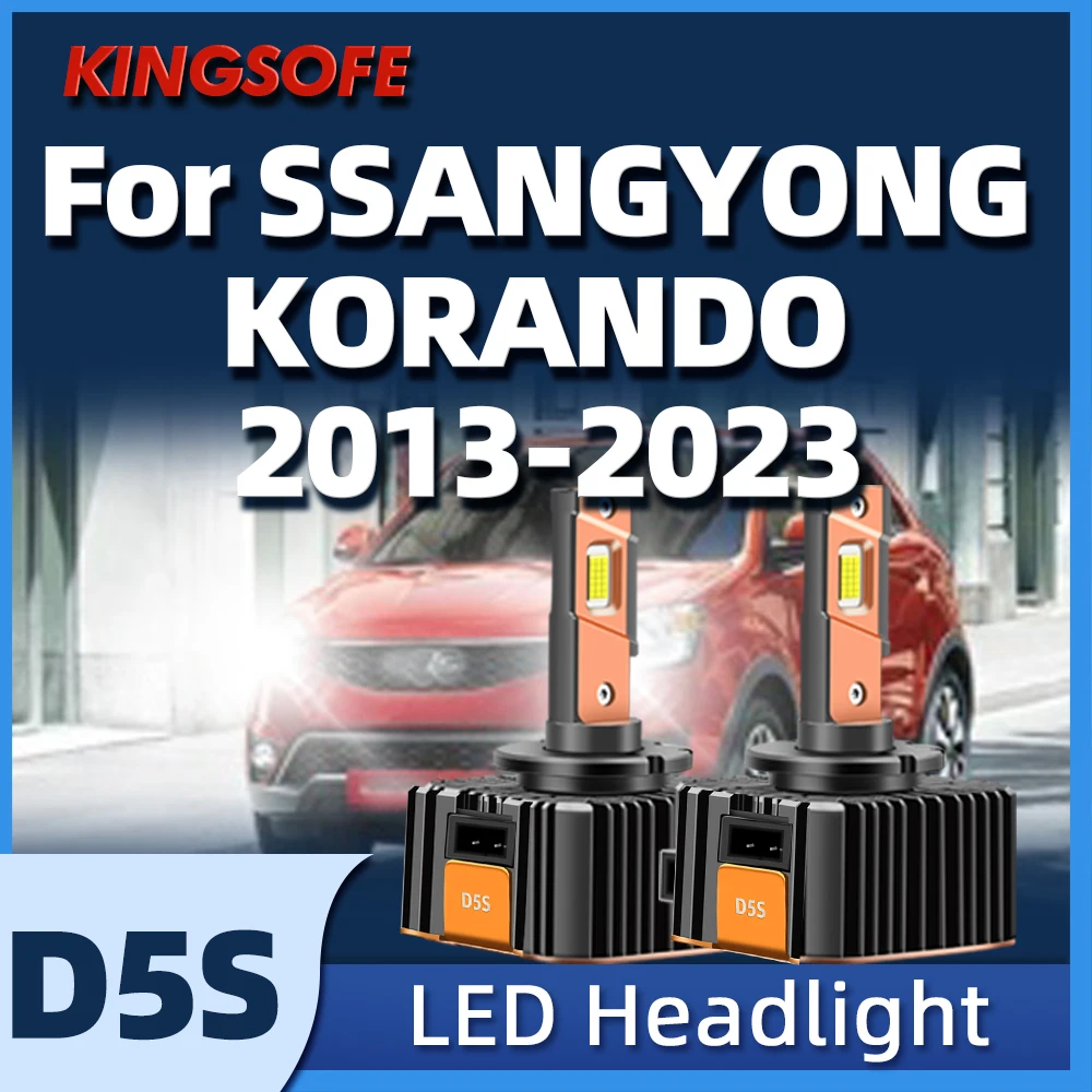 Roadsun-bombilla-LED-D5S-de-30000LM-para-coche-reemplazo-HID-para-SSANGYONG-KORANDO-2013-2014 ...