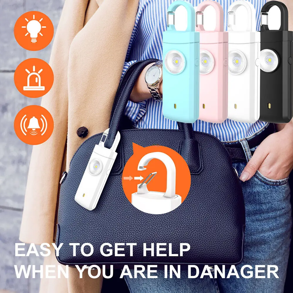 130dB-Personal-Self-Defense-Alarm-Safety-Alarm-For-Women-Girl-Elderly ...