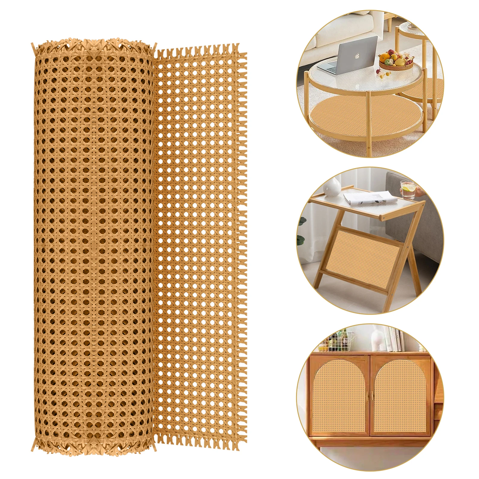DIY-Plastic-Rattan-Webbing-For-Rattan-Projects-40-45-Cm-Braided-Open ...