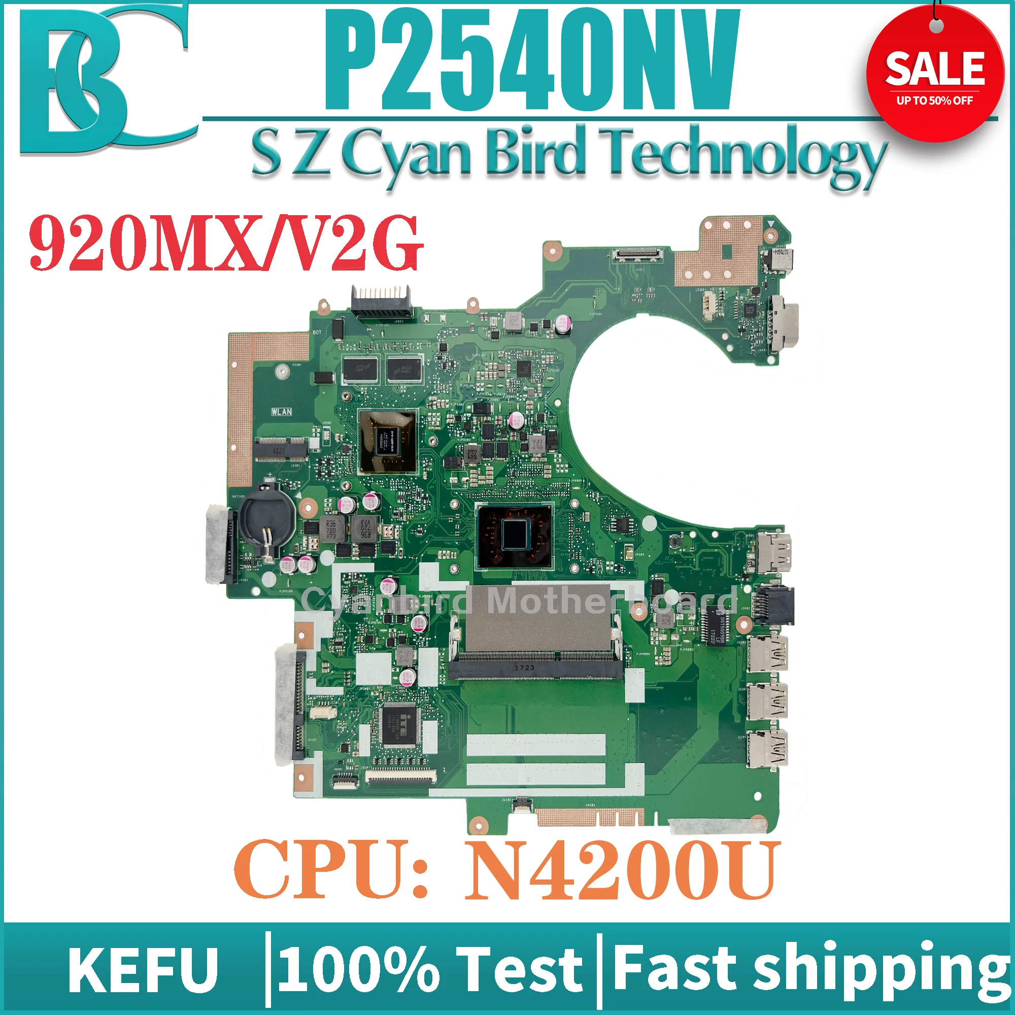 KEFU-Notebook-P2540NV-Mainboard-For-ASUSPRO-P2540-PORO554N-P2540N ...