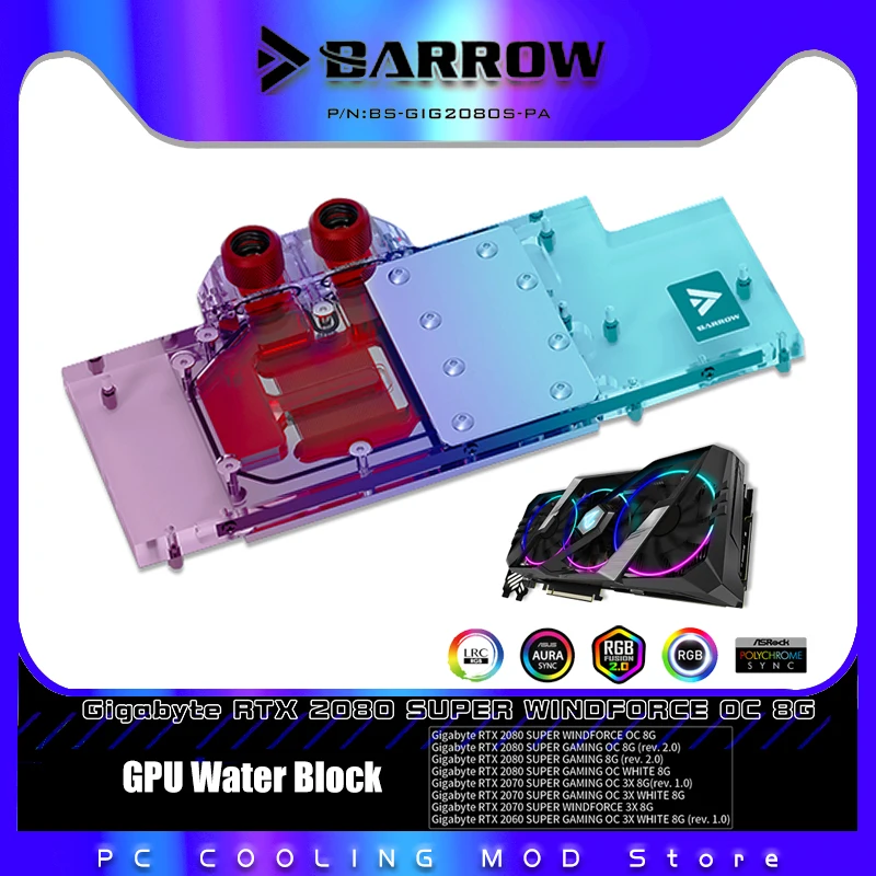 Barrow-GPU-Front-Water-Block-For-Gigabyte-RTX-2070-2080-SUPER-Gaming-OC ...