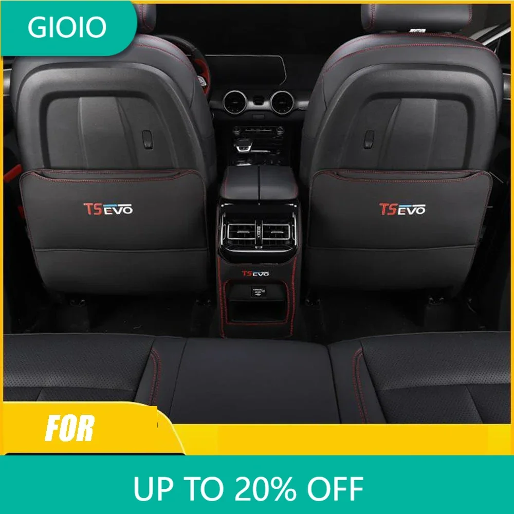 For FORTHING T5 EVO 2021-2023 Leather Accessories Car Seat Rear Anti ...