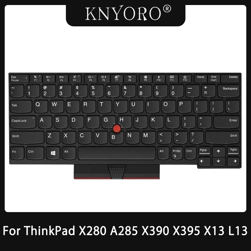 US Layout Keyboard Replacement For Lenovo ThinkPad X280 A285 X390 X395 ...