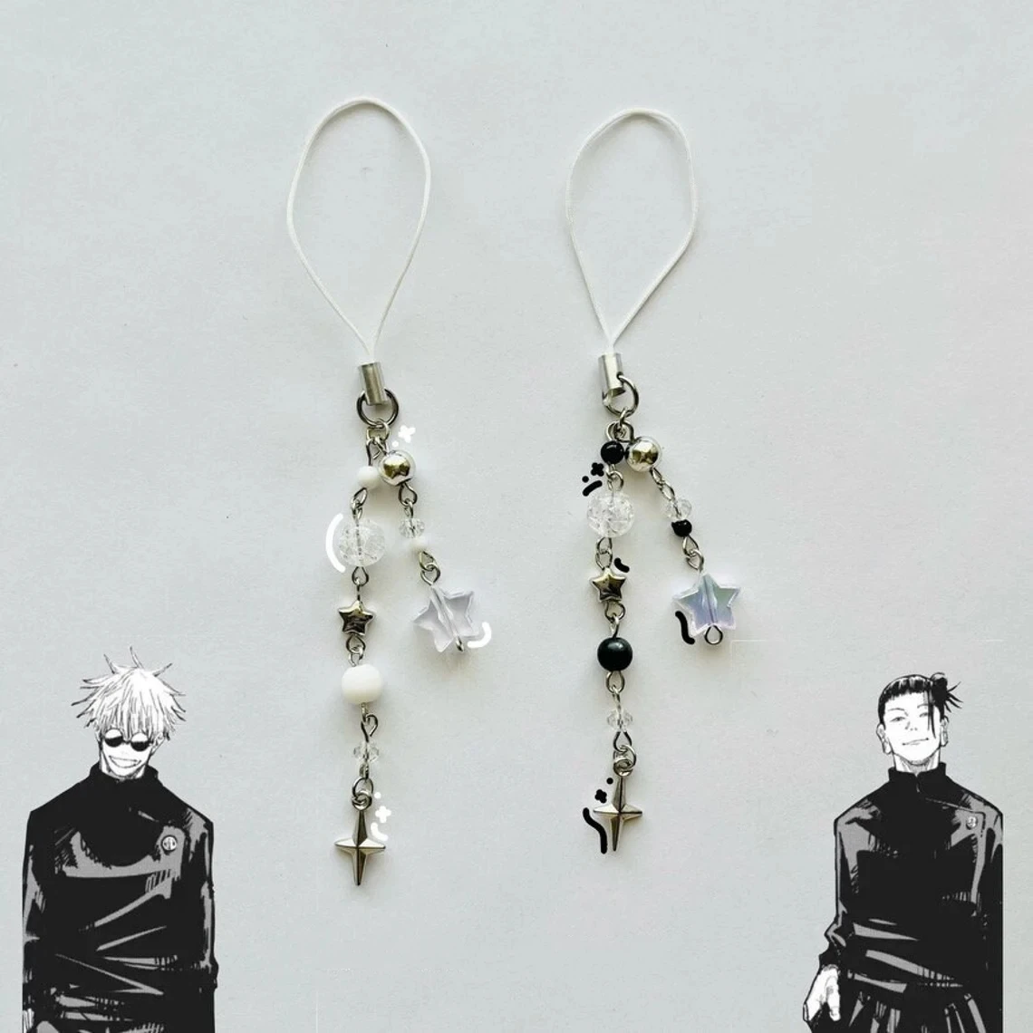jujutsu-kaisen-phone-charm-gojo-and-geto-phone-charm-satosugu-matching ...